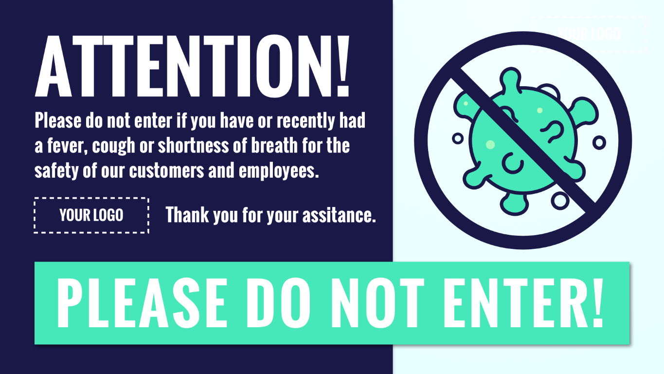 Coronavirus (COVID-19) Safety Signs