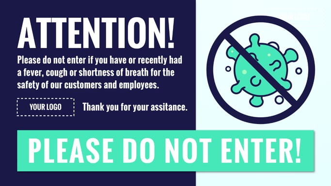 Coronavirus (COVID-19) Safety Signs