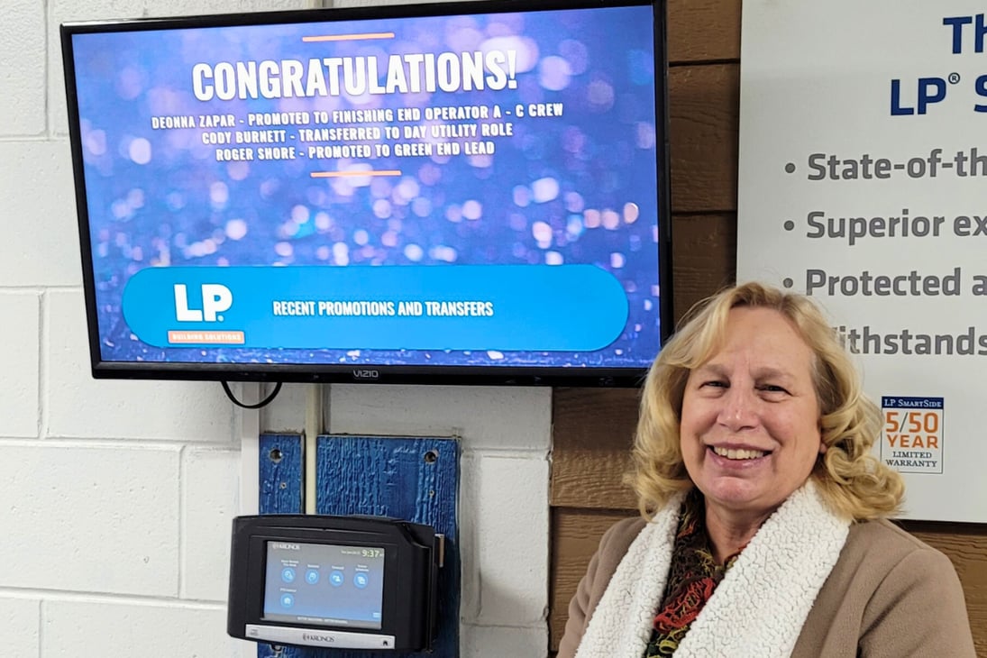 How Louisiana-Pacific Uses Rise Vision Digital Signage to Focus ...