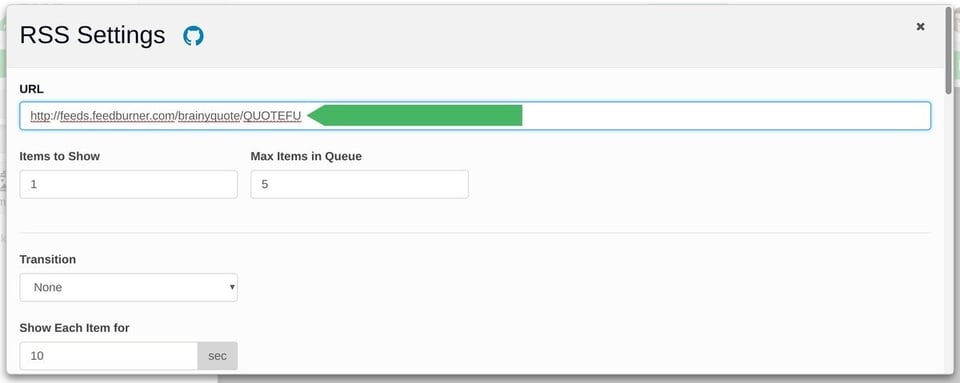 Create an Inspiring Display With RSS Quotes
