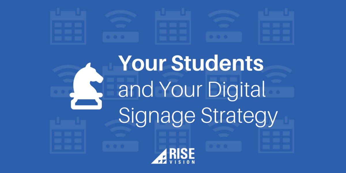 How One Digital Signage Display Grows Into a Campus Network