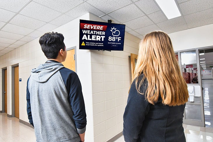 Rise Vision Launches Classroom Alerts for Interactive Flat Panel Displays