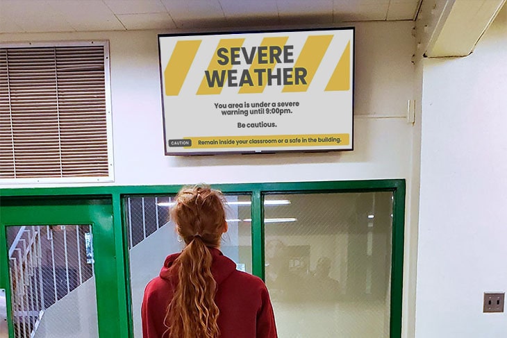 Rise Vision Launches Classroom Alerts for Interactive Flat Panel Displays