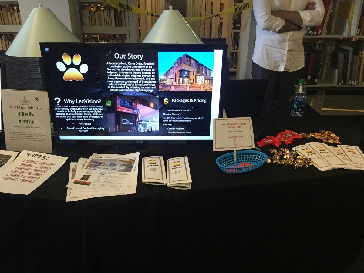 Case Study: The University of LaVerne Creates a Digital Signage Class