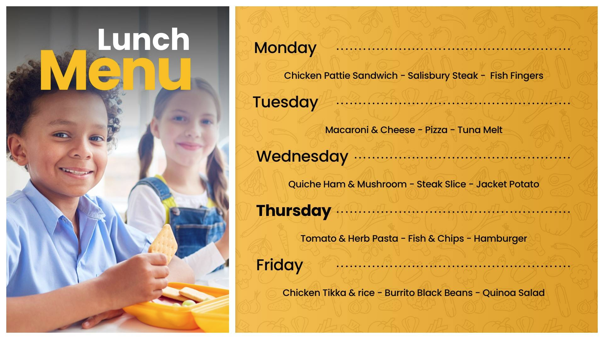 School Menu Boards & Digital Dining Solutions | Rise Vision