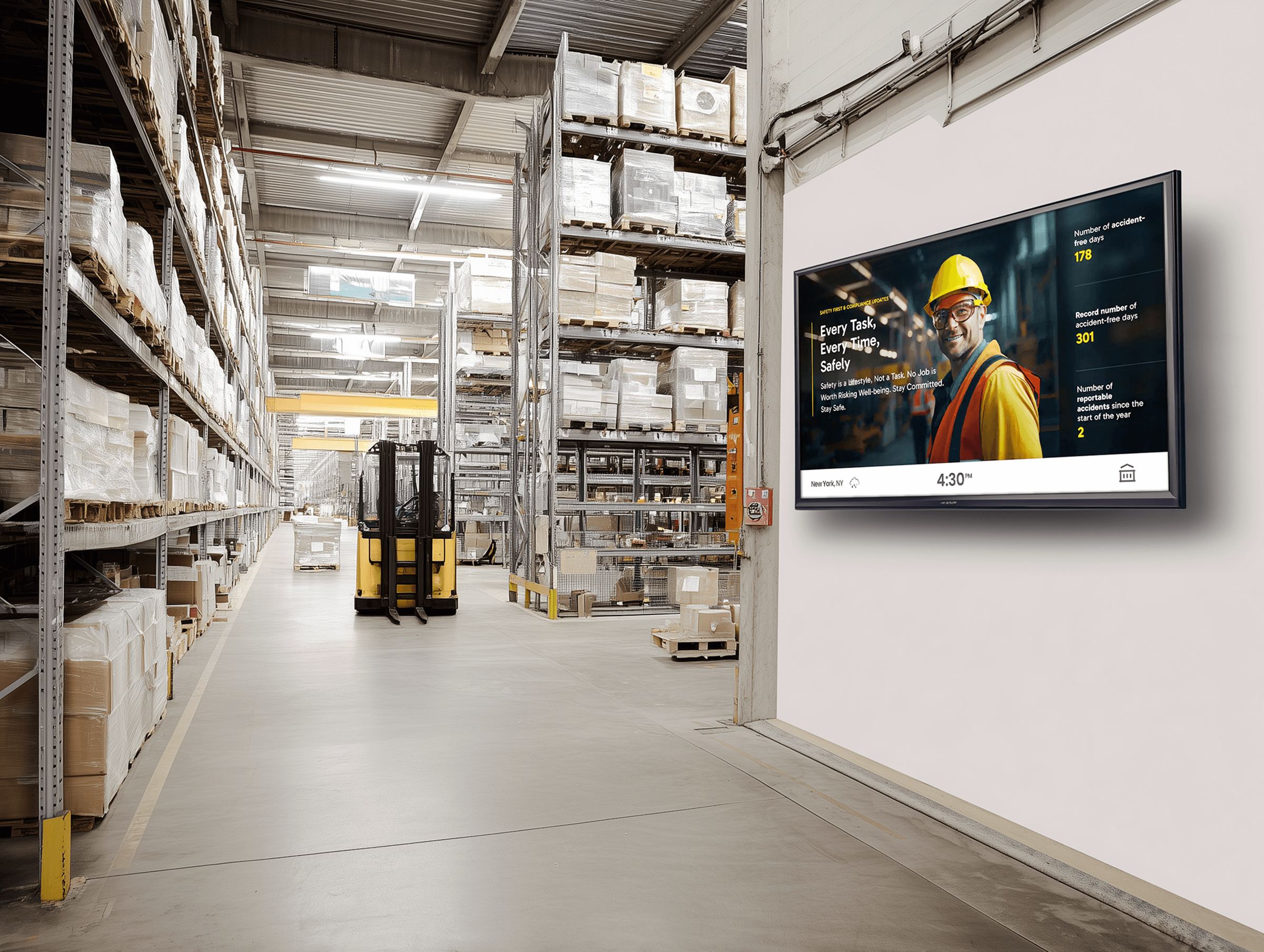 Interactive Safety Scoreboards | Rise Vision